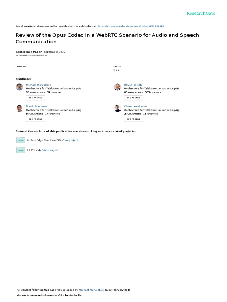 Opus Review Finala4 Pdf Digital Technology Computing