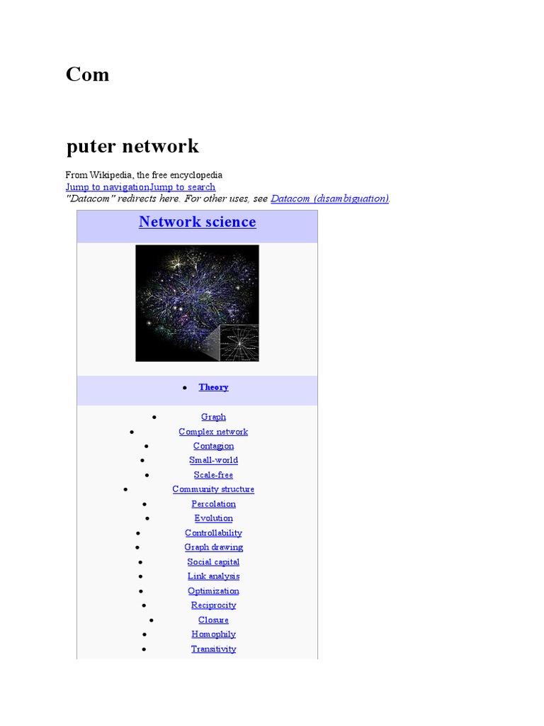 An Overview of Computer Networks: Their Components, Functions and ...