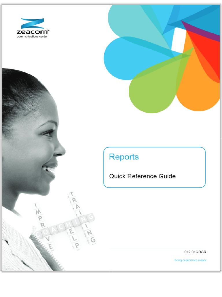 Reports. Quick Reference Guide QRGR. Zeacom - Com Australia Europe New ...