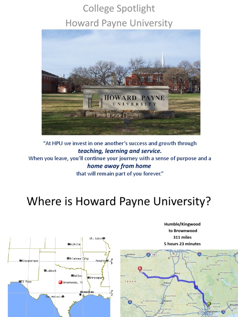 Howard Payne University Overview | PDF | Science | Cognition