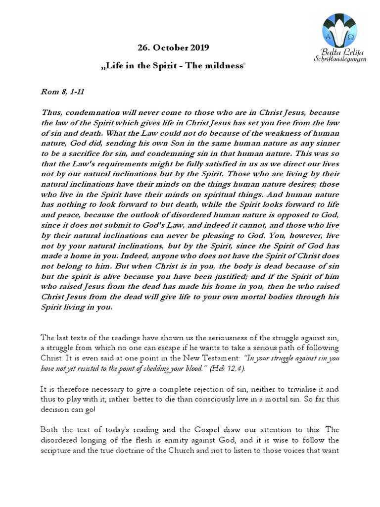 Trivialising Spiritual Things | PDF | Sin | Jesus