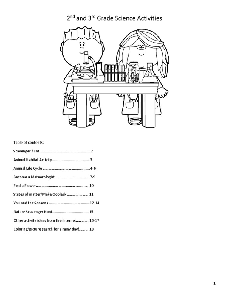 Grade 2-3 Science Activities Pack | PDF | Weather | Butterfly