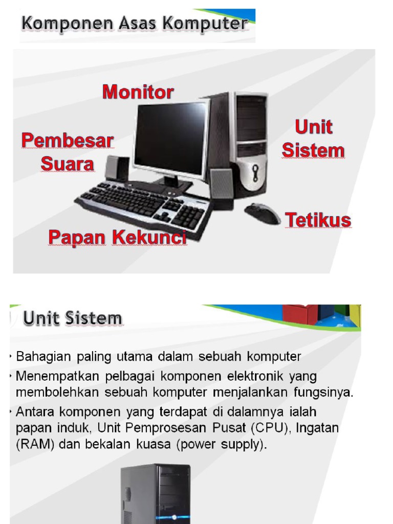 Bahagian-Bahagian Komputer PDF | PDF