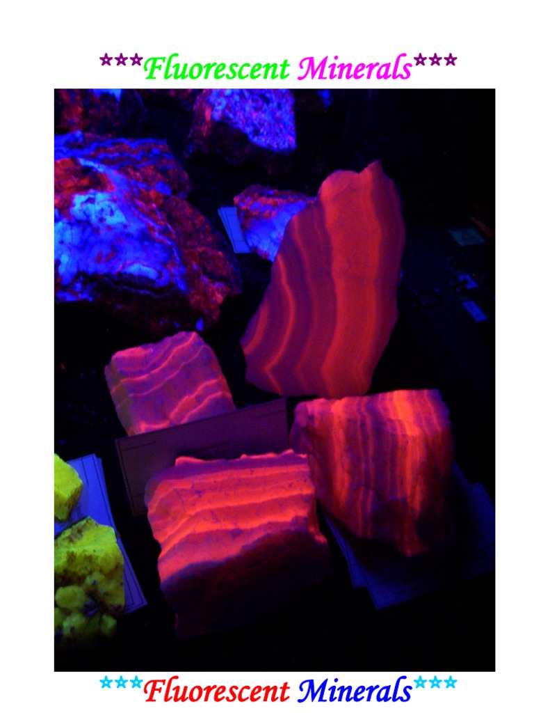 Fluorescent Minerals | PDF | Fluorescence | Ultraviolet