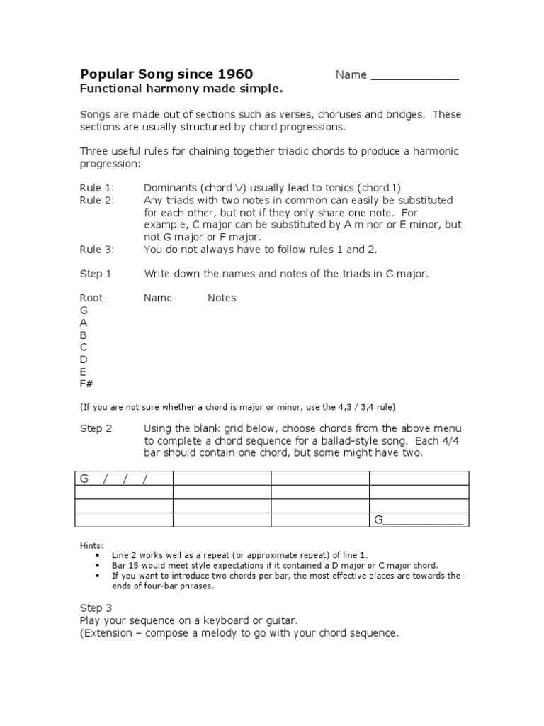 Functional Harmony Made Simple | PDF | Teaching Methods & Materials