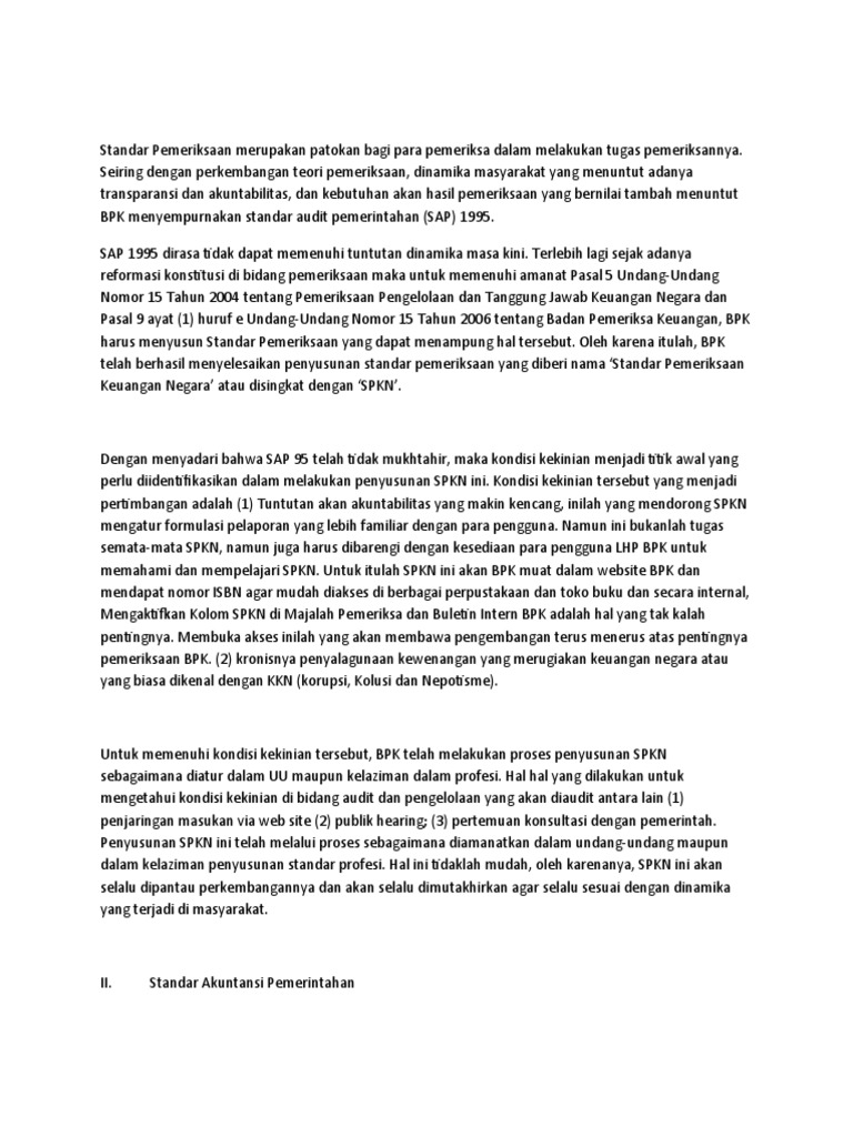 Perbedaan Sap SPKN | PDF