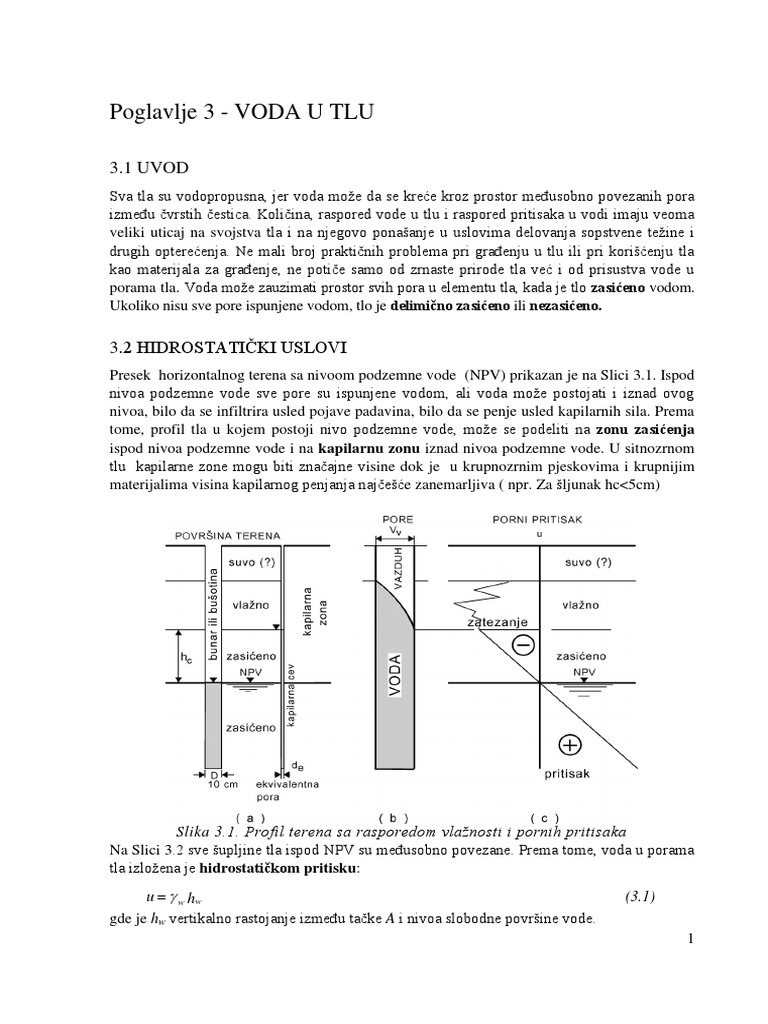 Drenaža Ispod Temelja - Voda U Tlu PDF | PDF