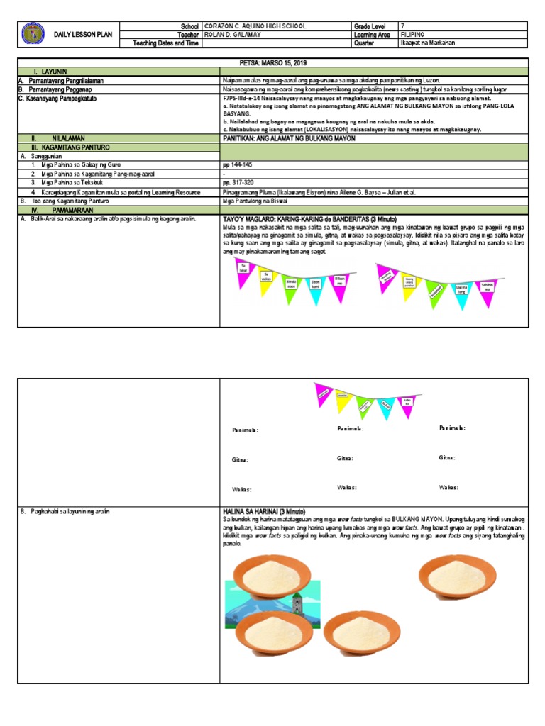 Filipino 7 COT 3rd Quarter | PDF
