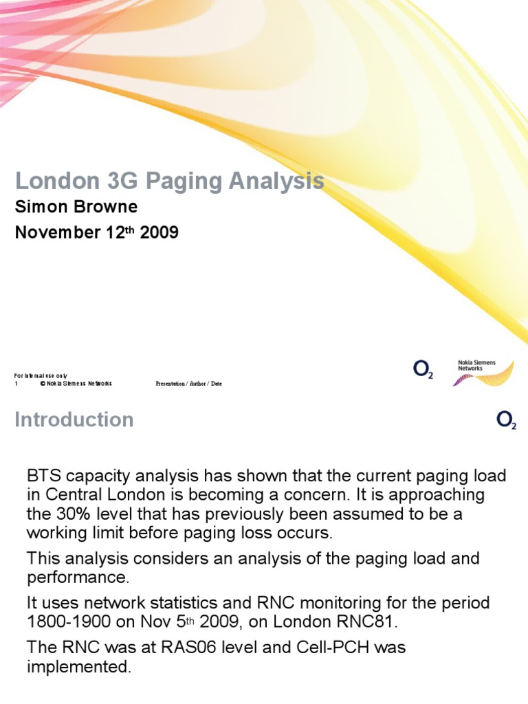 Paging Capacity Analysis | PDF | Computing | Computing And Information Technology