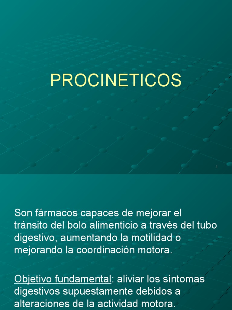 5 Procineticos | PDF | Drogas | Especialidades Medicas
