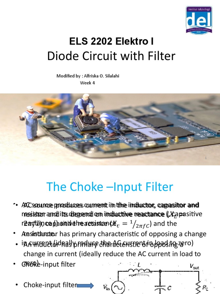 Diode Circuit With Filter: ELS 2202 Elektro I | PDF | Rectifier ...