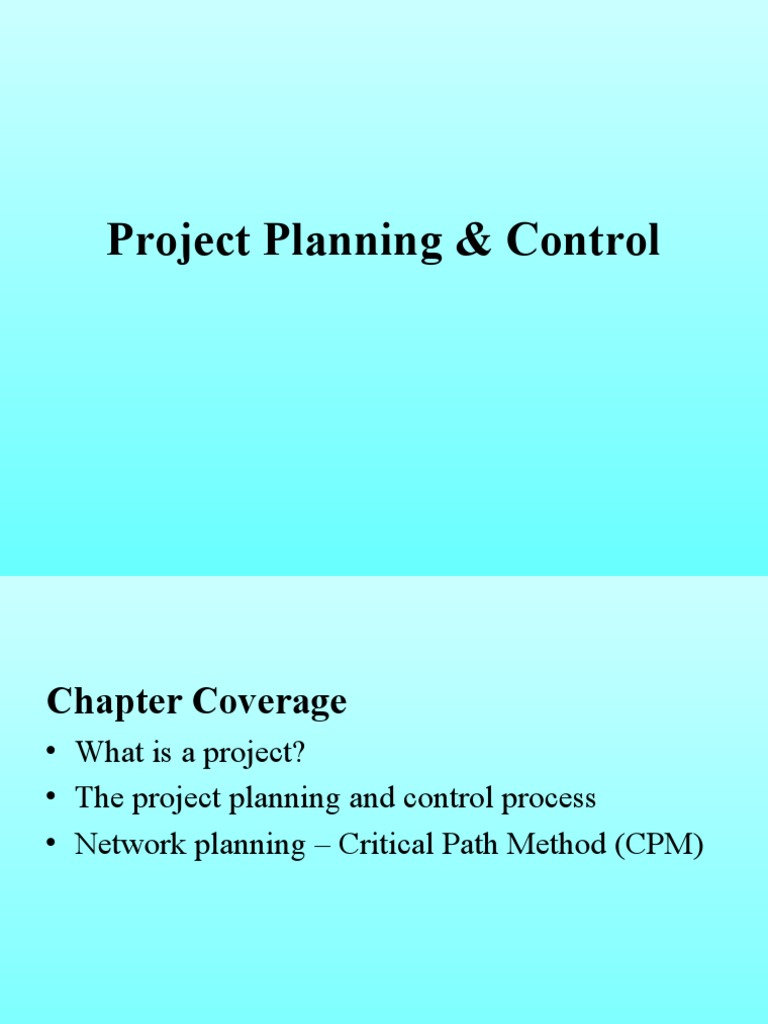 Project Planning and Control | PDF | Toast | Project Management