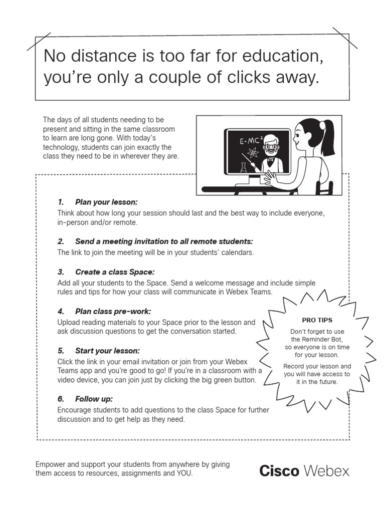 No Distance Is Too Far For Education, You're Only A Couple of Clicks ...