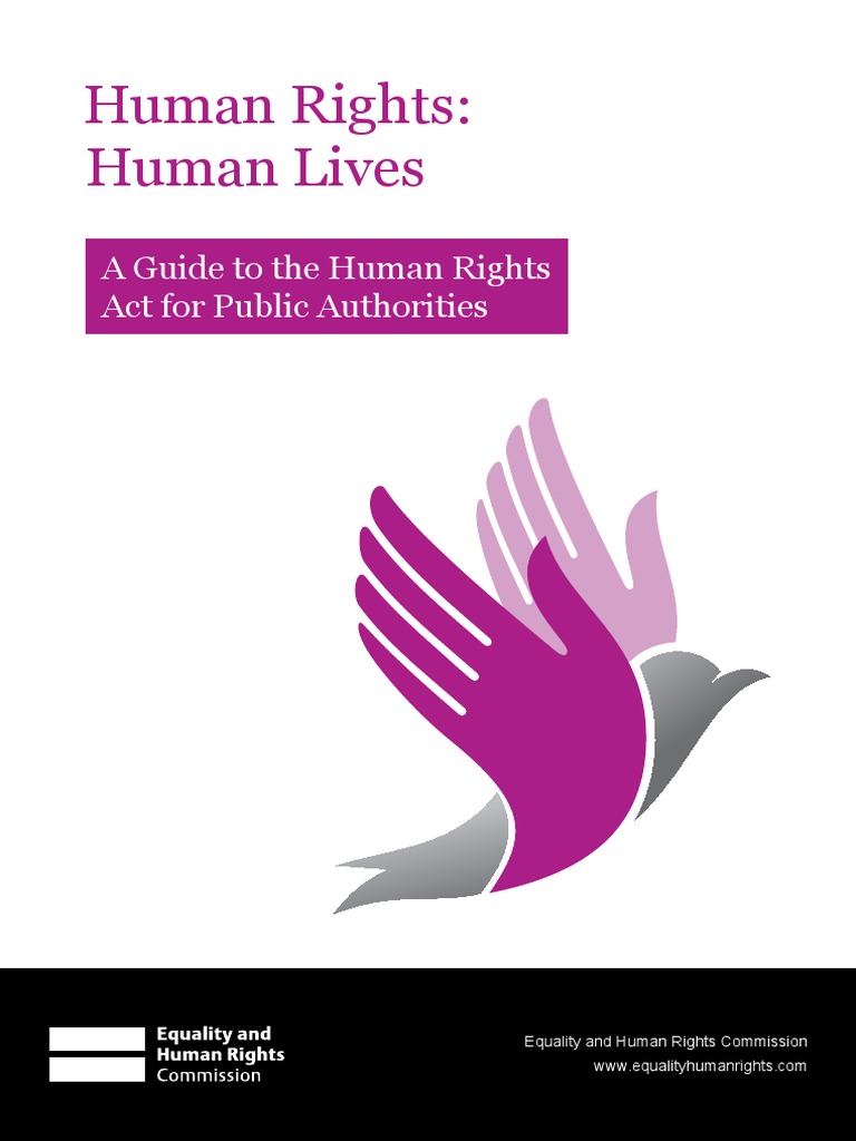 Human Rights: Human Lives: A Guide To The Human Rights Act For Public ...