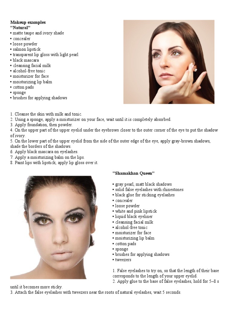 Makeup Examples "Natural" | PDF | Lip | Beauty