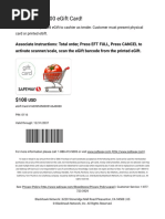 SM Gift Pass Redemption Guide | PDF | Retailing | Business