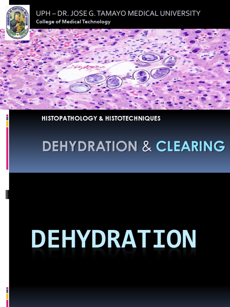 Dehydration and Clearing | PDF | Alcohol | Fixation (Histology)