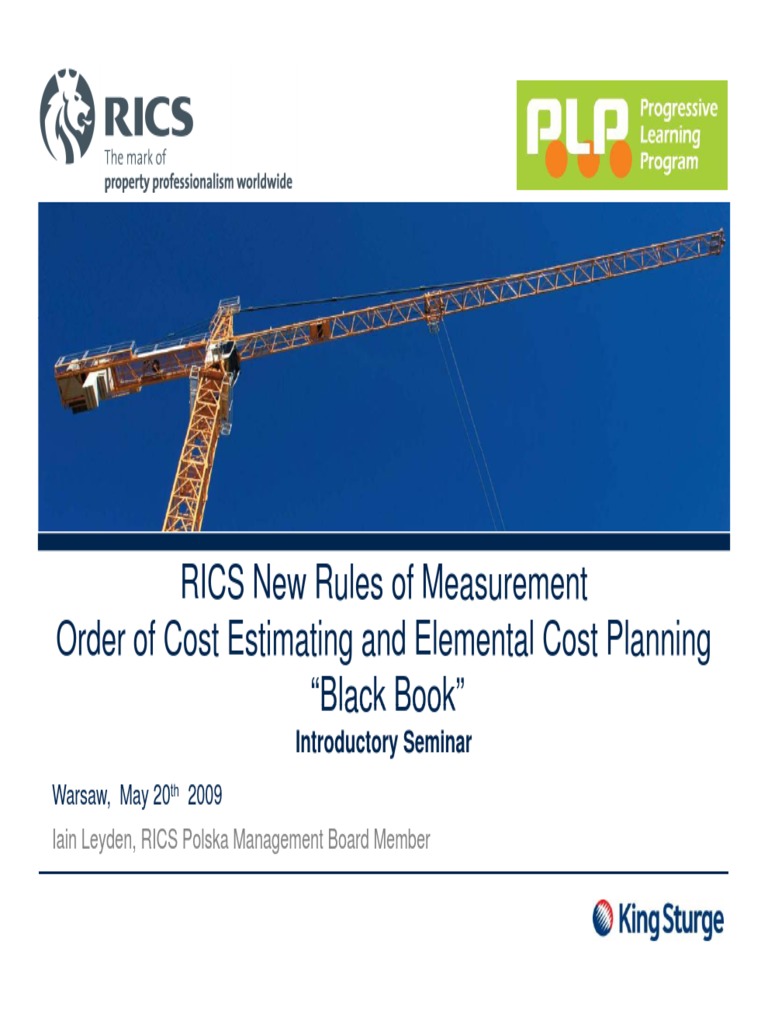 RICS New Rules of Measurement Overview | PDF | Index (Economics ...