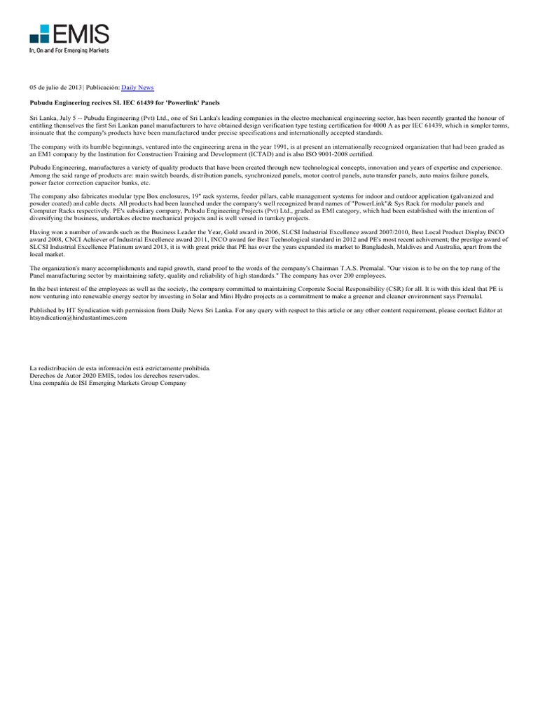 EMIS Search Results | PDF | Engineering | Energy And Resource