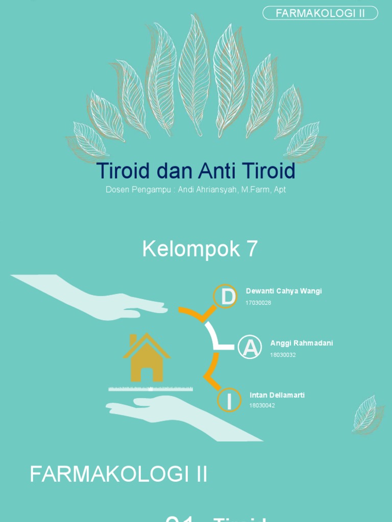 FARMAKOLOGI II TIROID Dan ANTITIROID | PDF