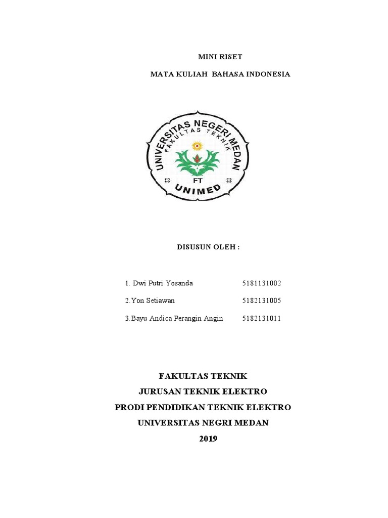 Mini Riset Bahasa Indonesia | PDF