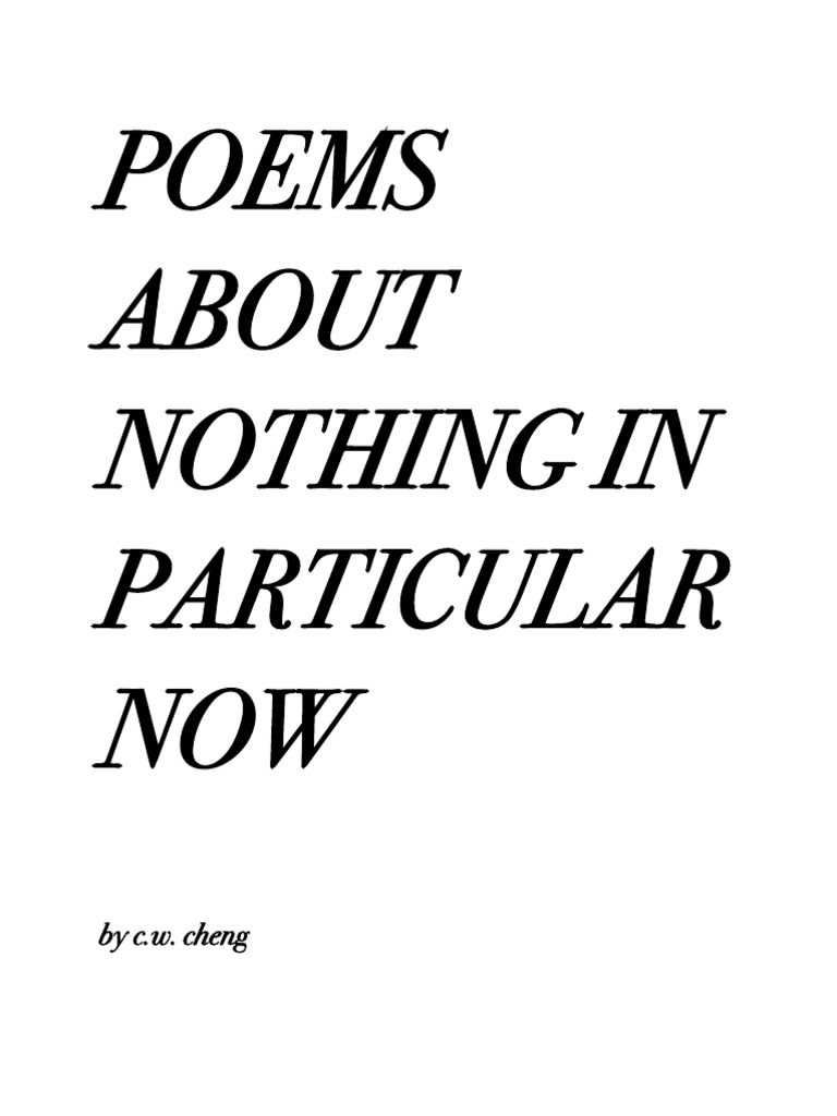 Surreal Poems on Life and Confusion | PDF | Nature
