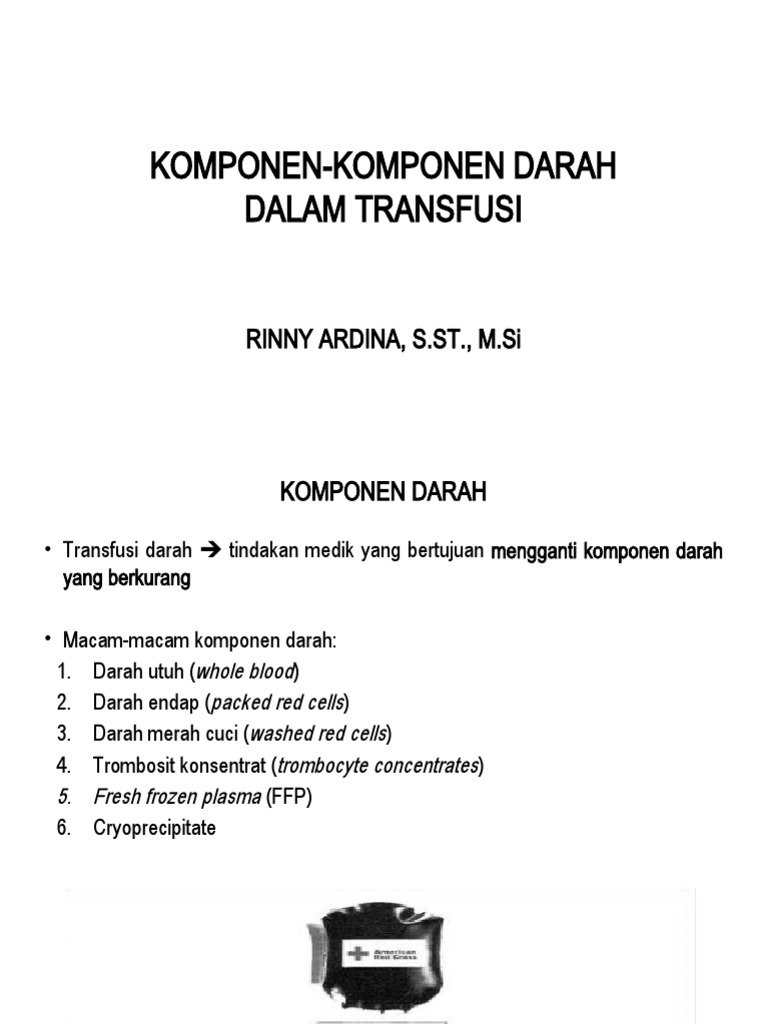 Komponen-Komponen Darah | PDF