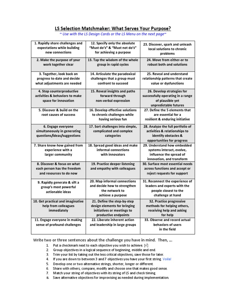 LS Selection Matchmaker V 9 | PDF | Psychological Concepts | Cognition