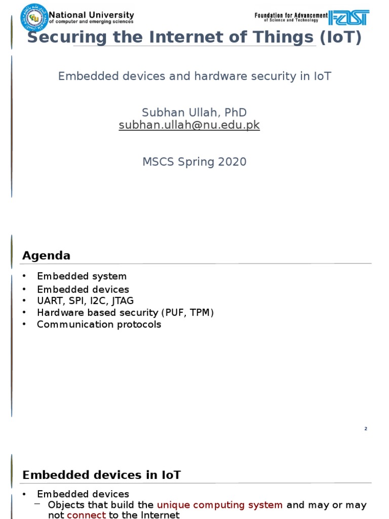 Embedded Security in IoT Devices | PDF | Embedded System | System On A Chip