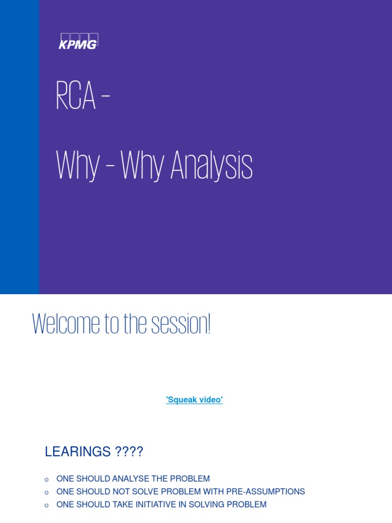 Root Cause Analysis | PDF | Brainstorming | Causality