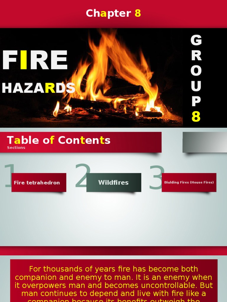 Group8 Fire Hazards | PDF | Fires | Combustion