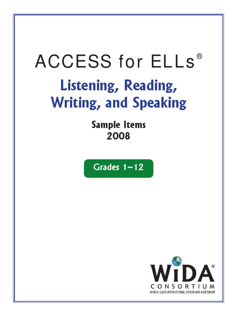 Access For Ells: Listening, Reading, Writing, and Speaking | PDF | Test ...
