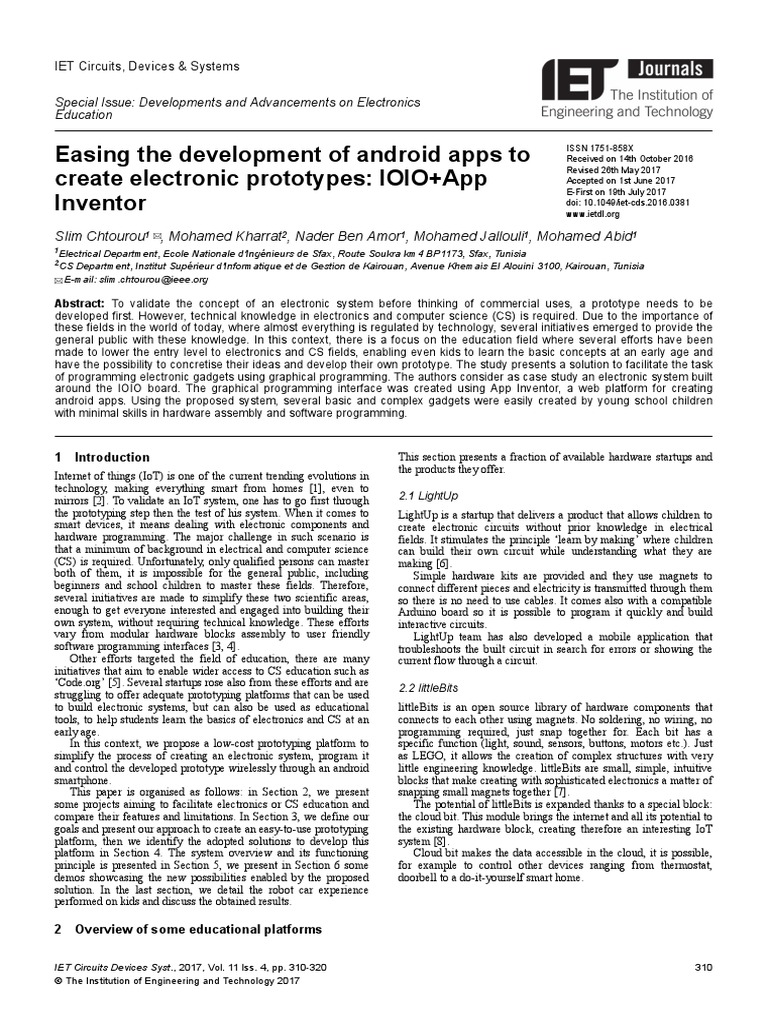 IOIO+App Inventor PDF | Download Free PDF | Application Software ...