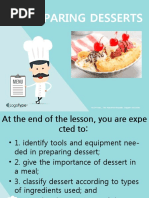 Techniques for Dessert Preparation | PDF | Desserts | Custard