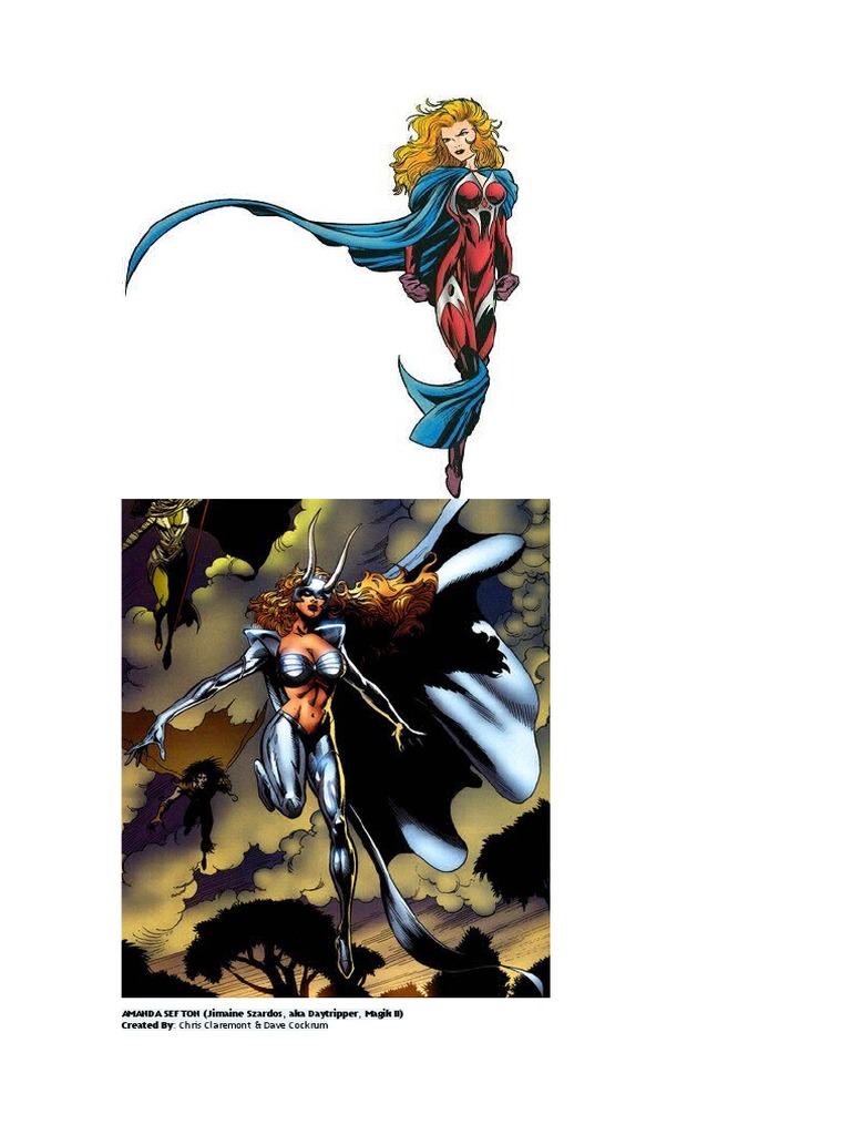 AMANDA SEFTON (Jimaine Szardos, Aka Daytripper, Magik II) Created By ...