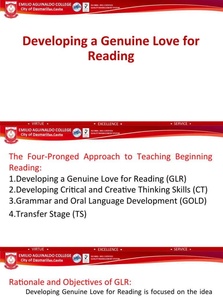 Genuine Love For Reading GLR | PDF | Motivation | Motivational