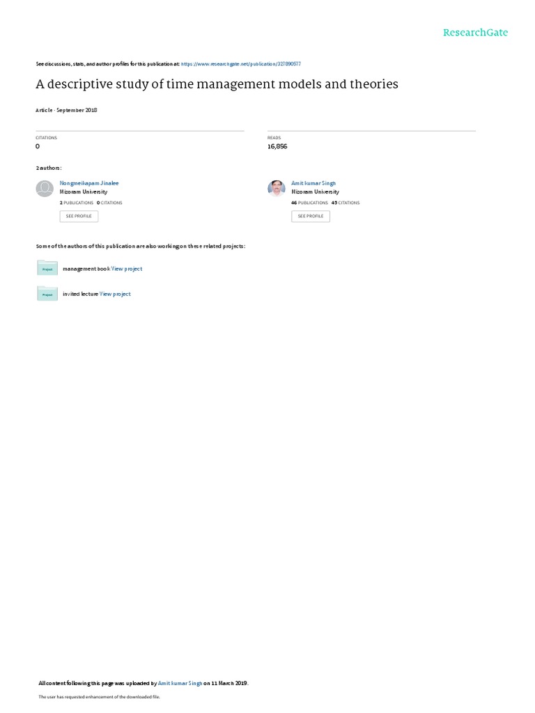 Time Management Matrix | PDF | Time Management | Professional Skills