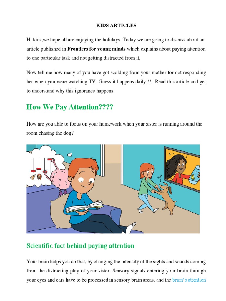 How To Pay Attention | PDF