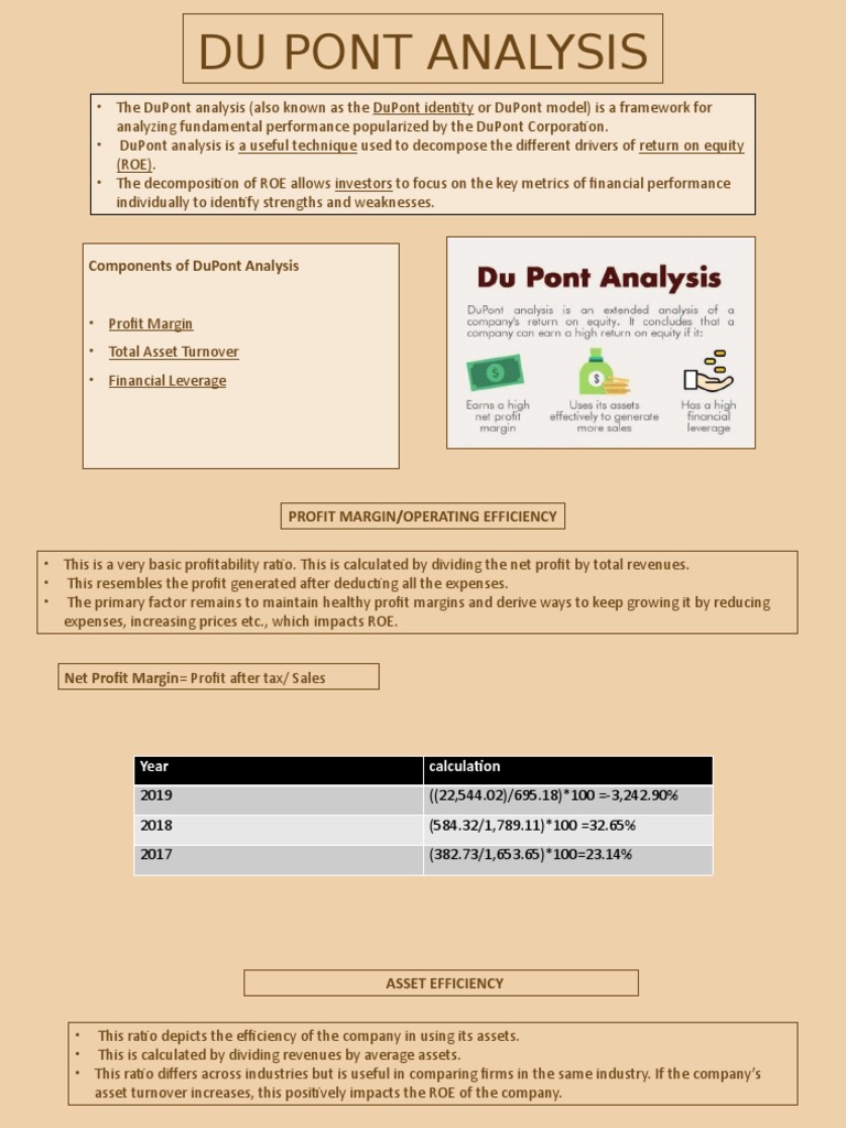 Du Pont Analysis | PDF | Revenue | Business Economics