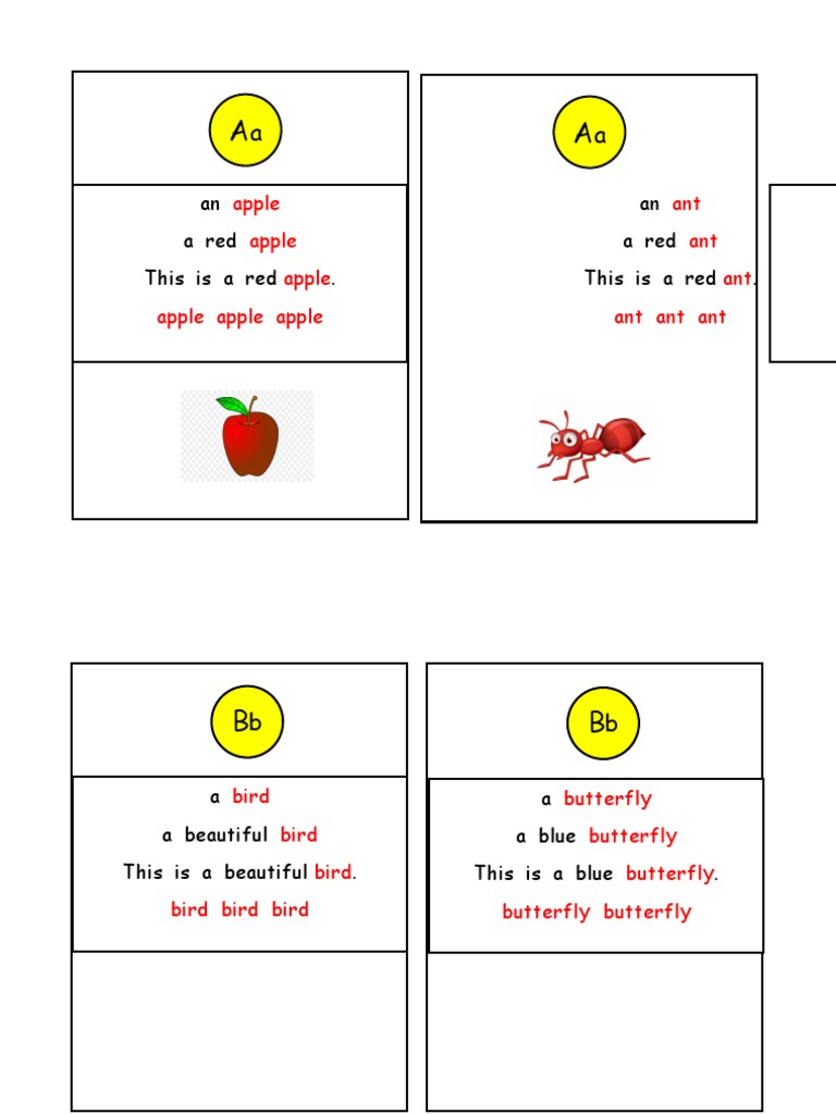 Letter Sound Cards | PDF