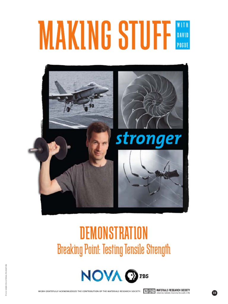 Breaking Point: Testing Tensile Strength: Demonstration | PDF | Nylon ...
