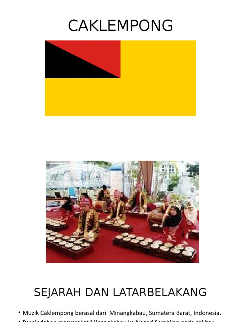 Sejarah dan Alat Muzik Caklempong | PDF