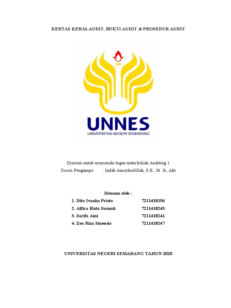 Kertas Kerja Audit, Bukti Audit, Dan Prosedur Audit | PDF