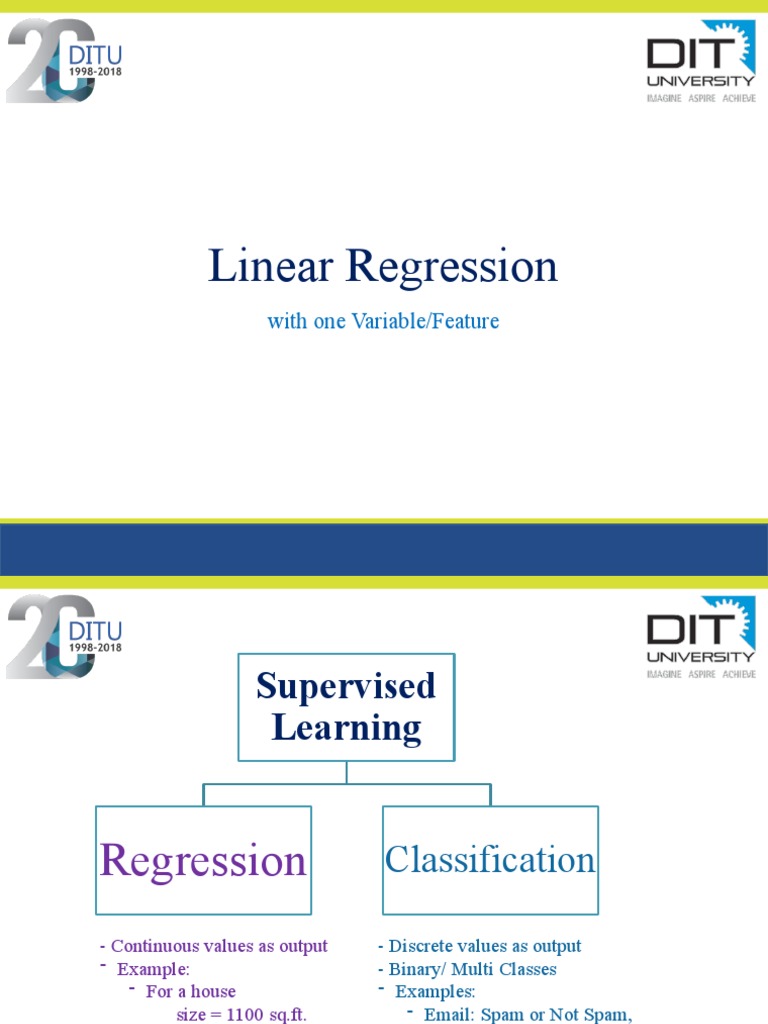 Unit 4 - Linear Regression | PDF | Dependent And Independent Variables ...