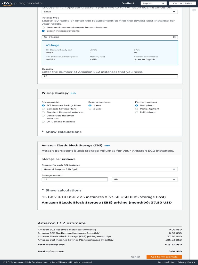 AWS Pricing Calculator PDF | PDF | Centralized Computing | Computer Engineering