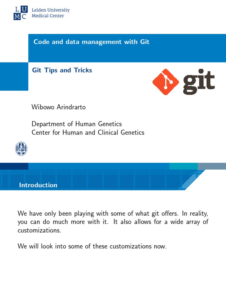 Git Tips and Tricks for Code Management | PDF | Information Technology ...