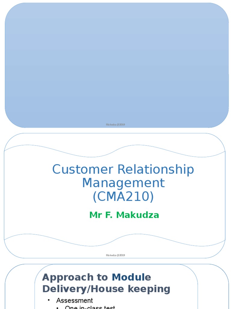 Introduction To CRM | PDF | Customer Relationship Management | Sales