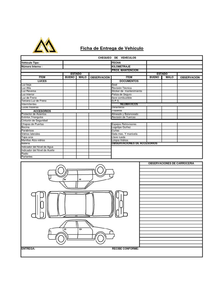Check List de Vehiculos PDF | PDF