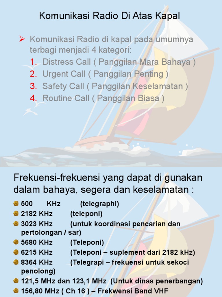 Komunikasi Radio VHF, MF, HF (Vokal) | PDF