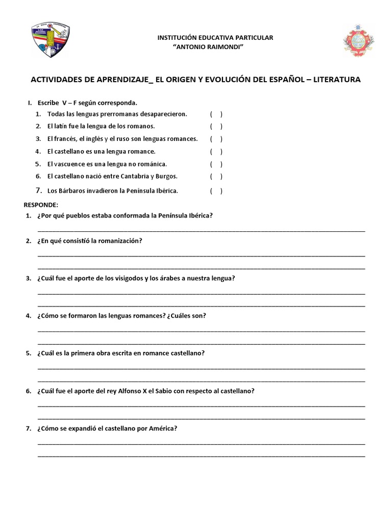 Origen y Evolución del Español | PDF | Lenguas de Europa | Idiomas